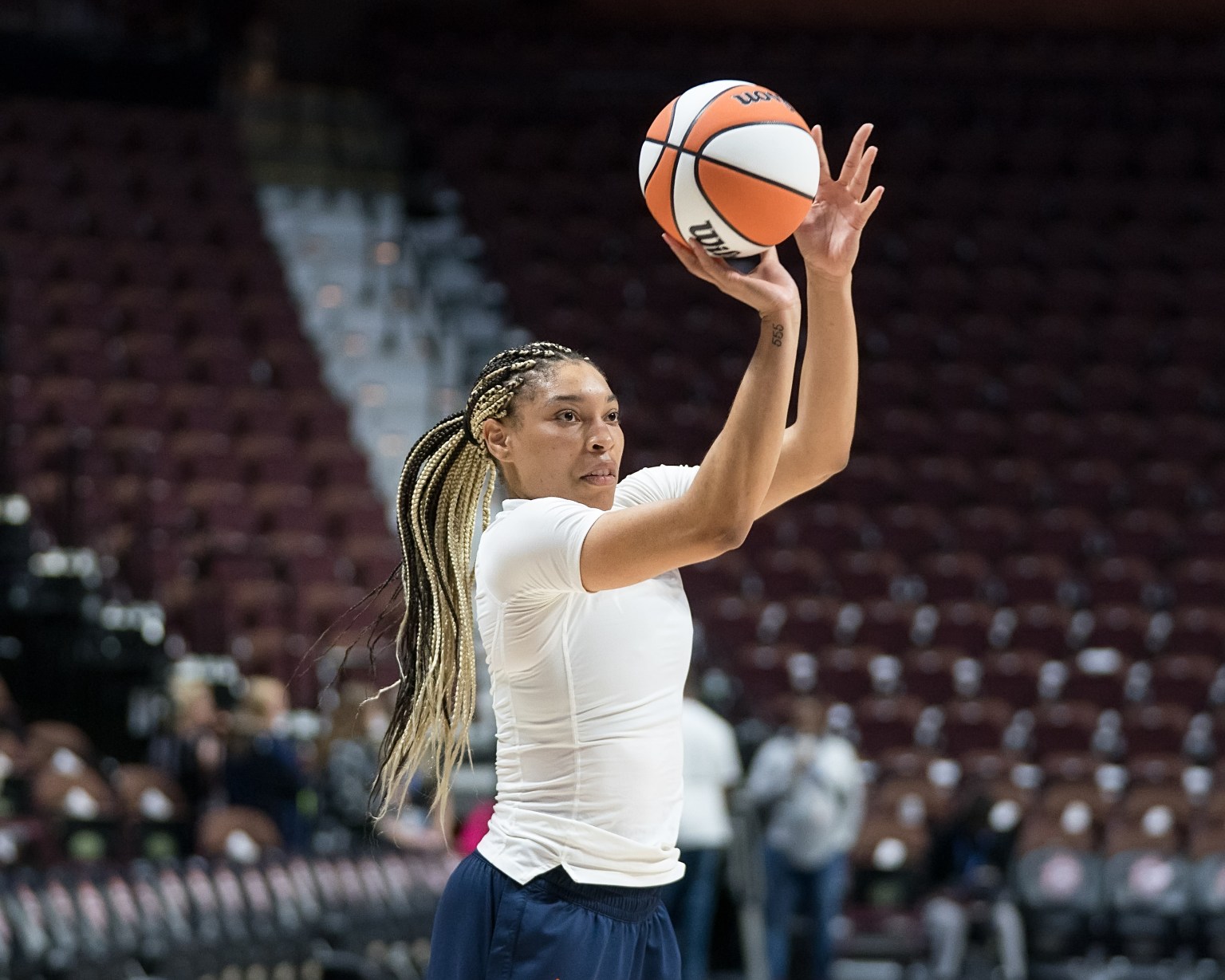 Fever forward Victaria Saxton beat the odds to make the team