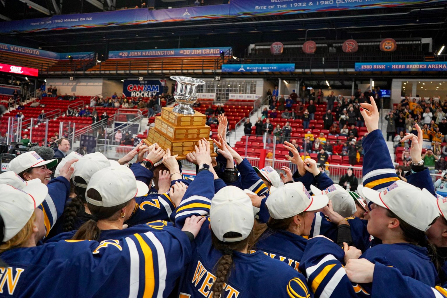 Who won the five NCAA conference championships | The IX Hockey ...